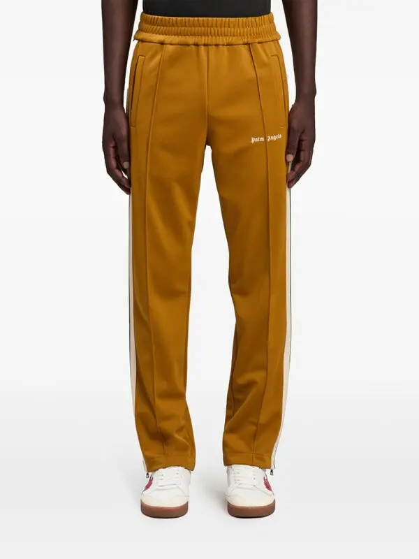 Palm Angels Logo-embroidered Track Pants - Yellow