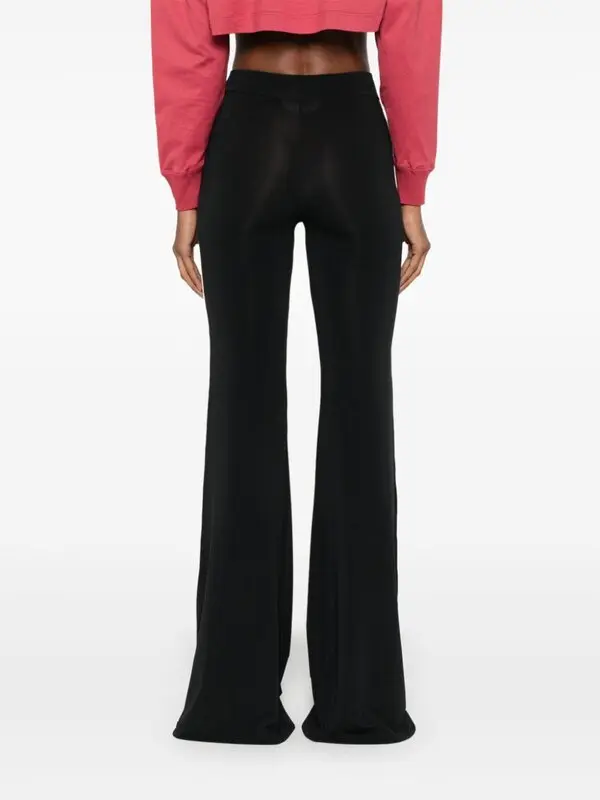 Palm Angels Monogram-embroidered Flared Trousers