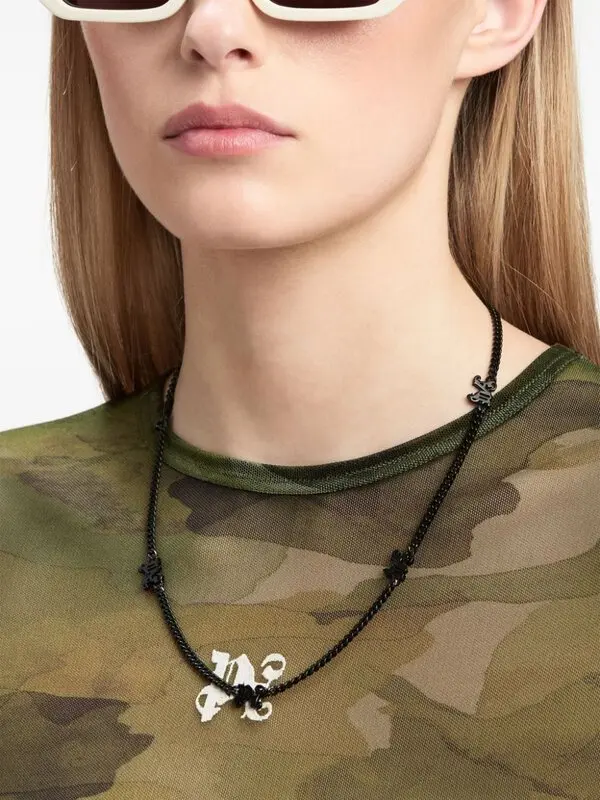 Palm Angels Monogram Chain-link Necklace