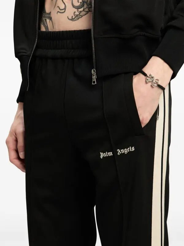 Palm Angels Logo-print Track Pants - Black
