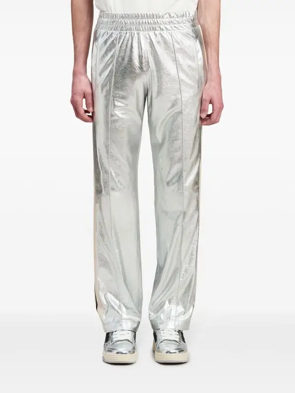 Palm Angels Metallic Leather Trousers