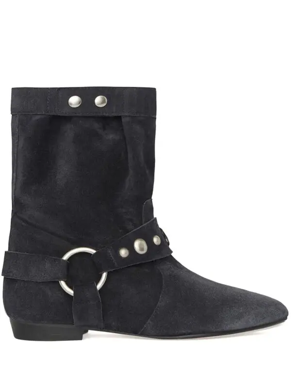 Isabel Marant Étoile Stania Studded Boots - Black