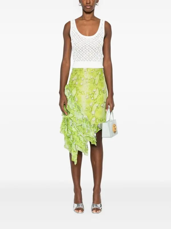 John Richmond Crystal-embellished Knitted Top