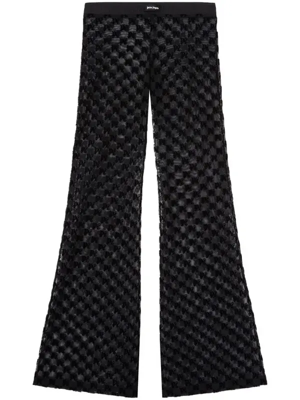 Palm Angels Monogram Flared Trousers