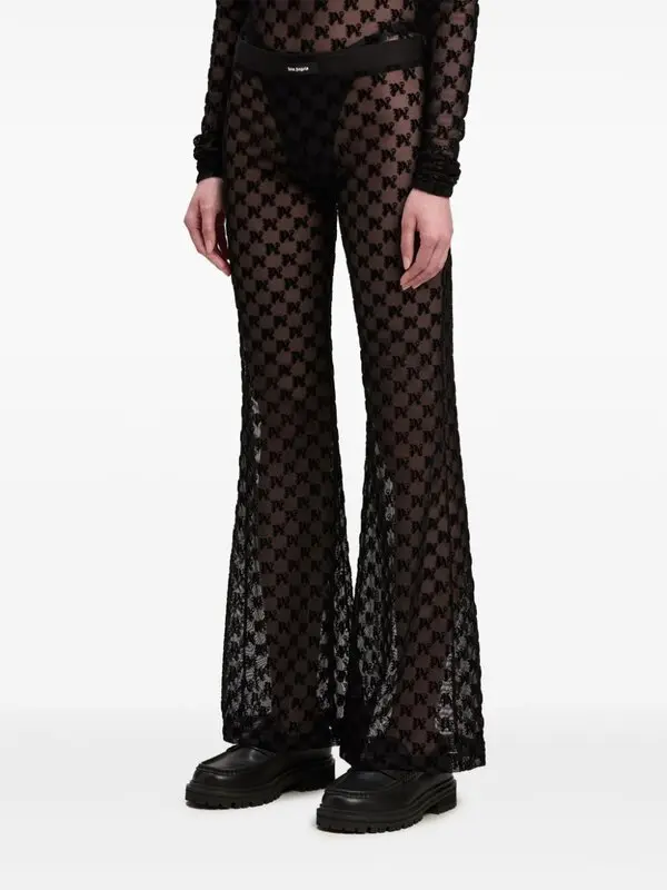 Palm Angels Monogram Flared Trousers