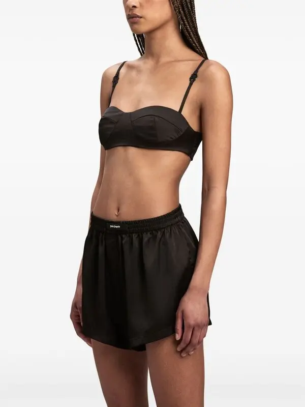 Palm Angels Monogram Balconette-style Bra