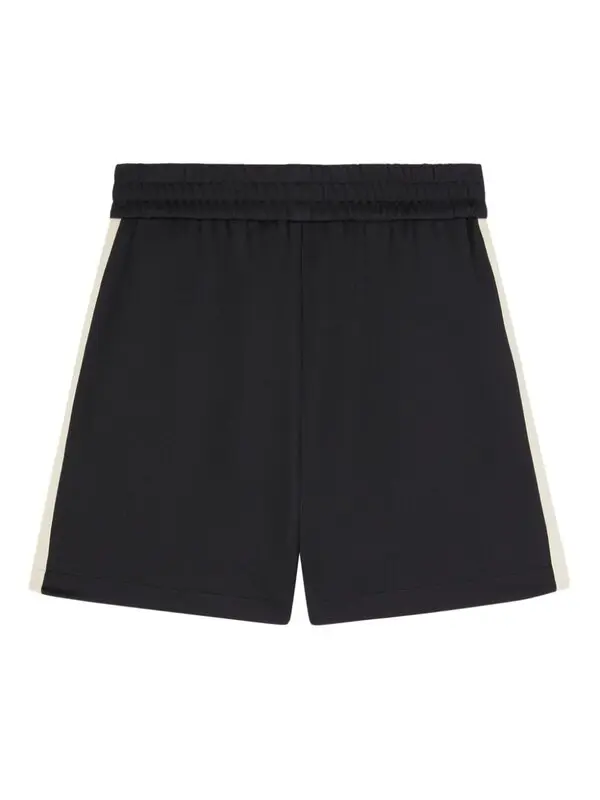 Palm Angels Logo-print Side-stripe Shorts