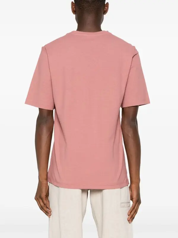 LARDINI Round-neck Cotton T-shirt - Pink