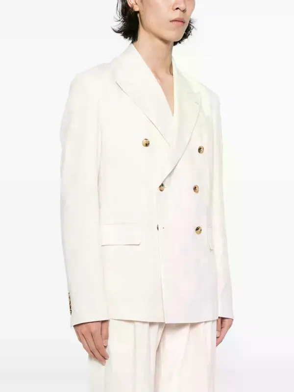 Amiri Linen-cotton Blend Blazer
