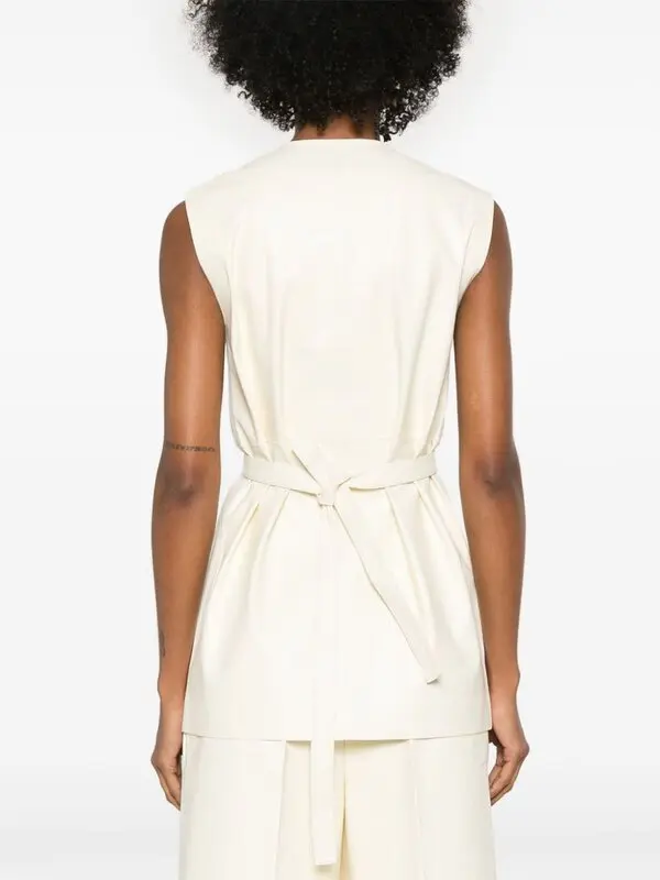 Fabiana Filippi Wrap-design Leather Vest