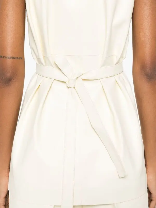 Fabiana Filippi Wrap-design Leather Vest