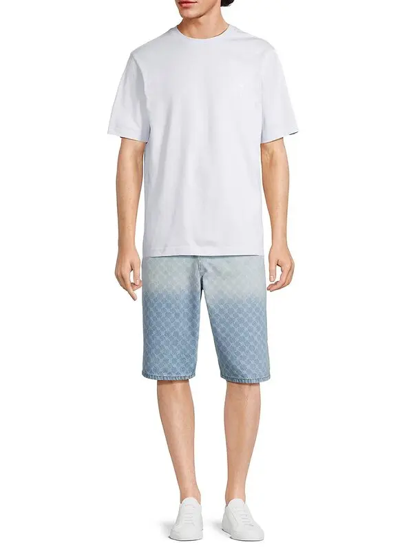 DAILY PAPER Zella Monogram Denim Shorts
