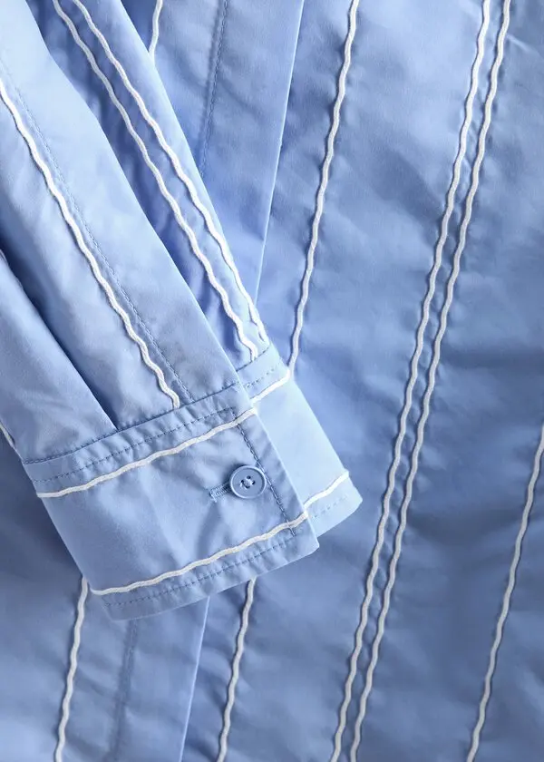 3.1 Phillip Lim Striped Cotton-blend Poplin Shirt