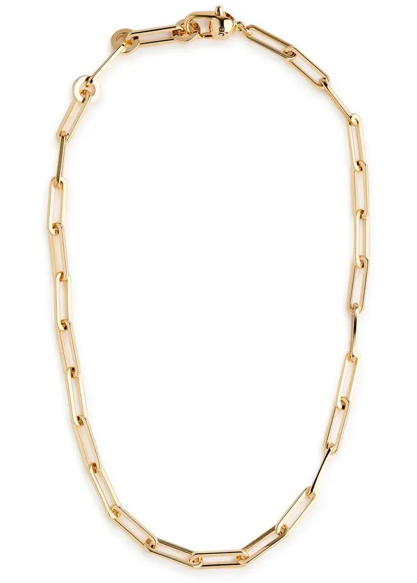 Jenny Bird Andi Slim Dipped Chain Necklace - Gold