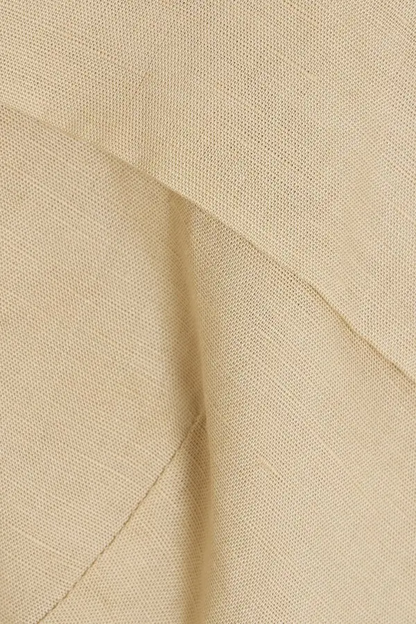 Onia Cropped Linen-lyocell Blend Top