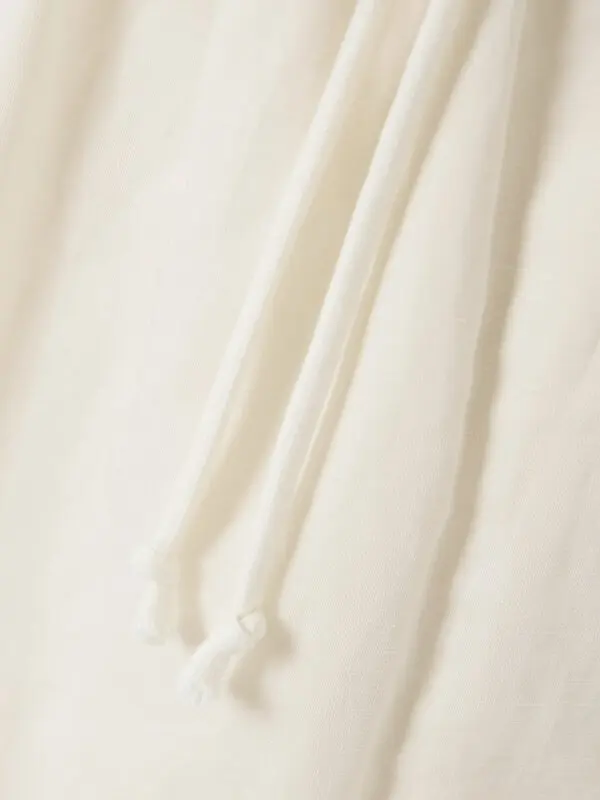 FRAME Lounge Cotton-blend Wide-leg Pants