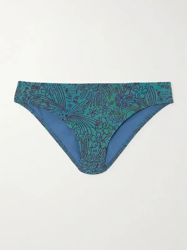 Ulla Johnson Dani Bikini Briefs - Blue