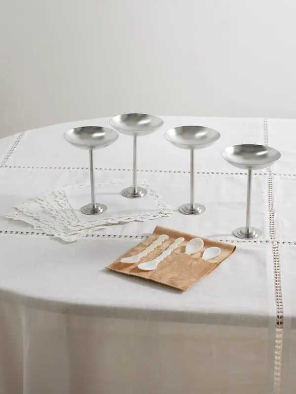 GOHAR WORLD Dessert Plus Drama 12-piece Set - Silver