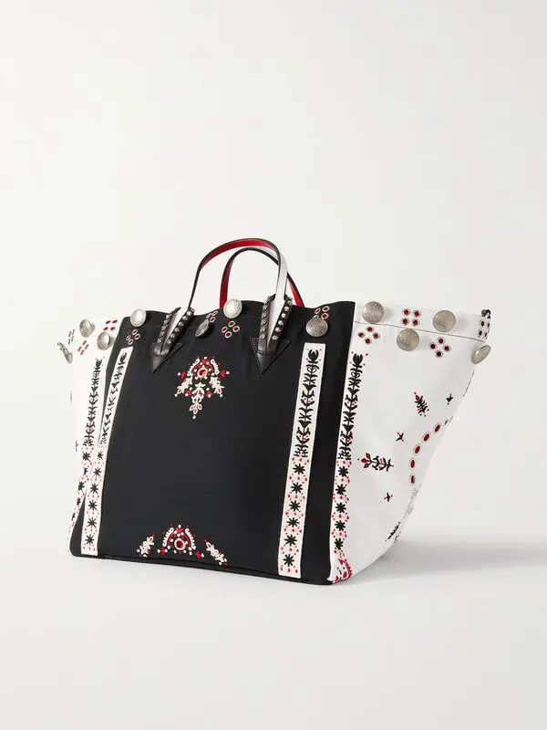 CHRISTIAN LOUBOUTIN Breizcaba Embroidered Tote