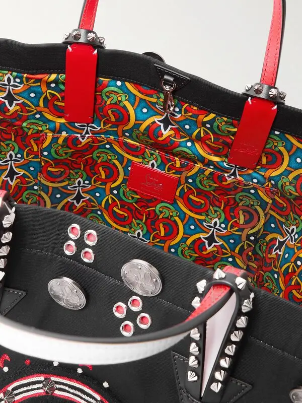 CHRISTIAN LOUBOUTIN Breizcaba Embroidered Tote