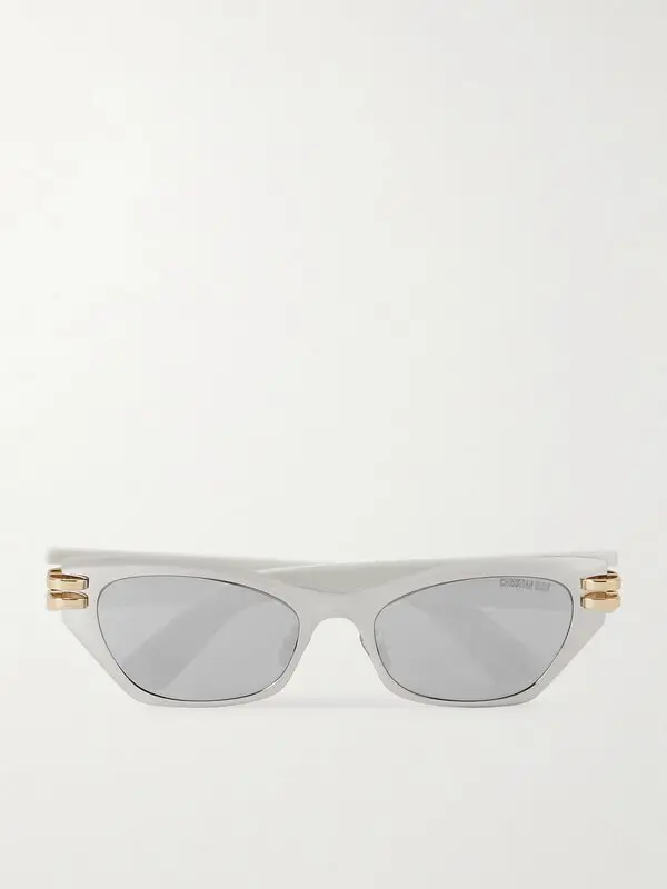 Dior Cdior B3u Cat-eye Sunglasses - Silver