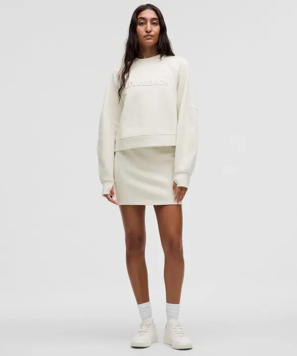Lululemon Scuba High-rise Mini Skirt - Bone
