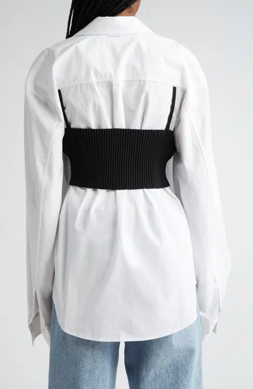 Alexander Wang Rib Camisole & Button-up Shirt