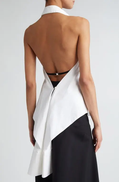 MONSE Deconstructed アシンメトリー トップス Monse Deconstructed Button-Up Shirt In Ivory - 75% Off | Editorialist