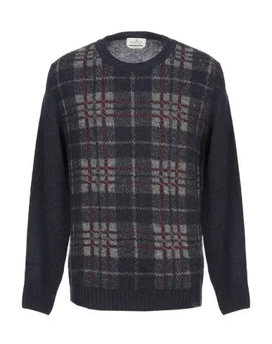 BROOKSFIELD Checked Knit Sweater