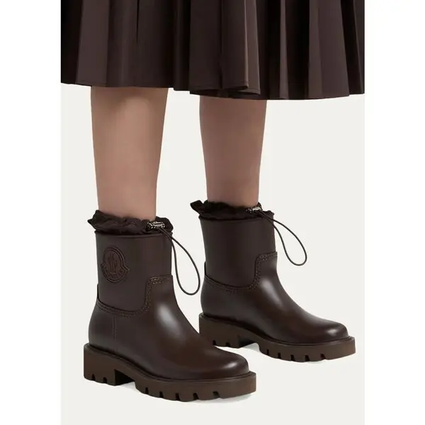 Moncler Kickstream Ankle Boots - Brown