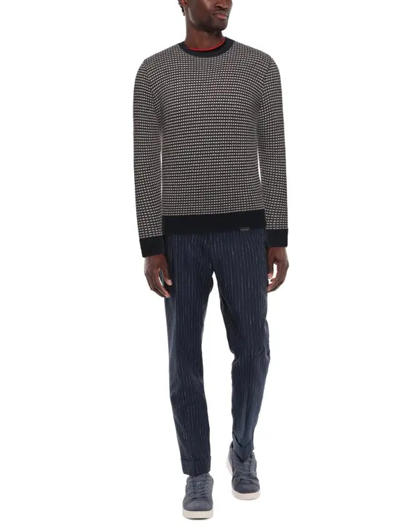 BROOKSFIELD Knitted Multicolor Pattern Sweater