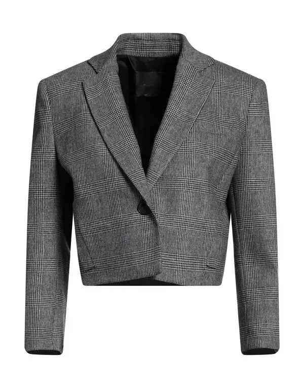 Pinko Single-breasted Flannel Blazer - Grey