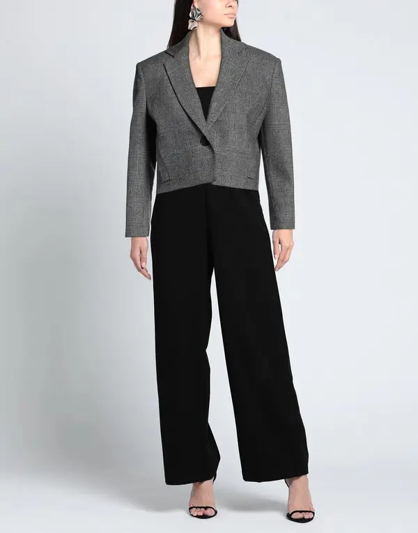 Pinko Single-breasted Flannel Blazer - Grey