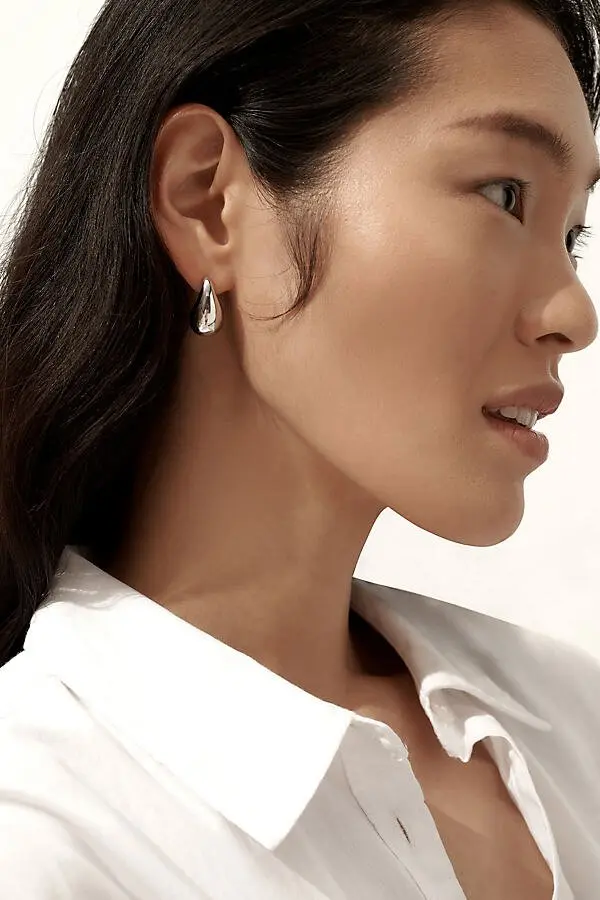 Anthropologie Petra Mini Drop Earrings In -plated Brass