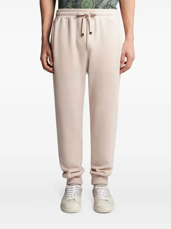 Etro Pegaso-embroidered Wool Jogging Trousers