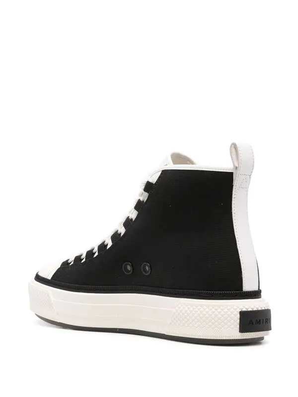Amiri Court High-top Sneakers - Black