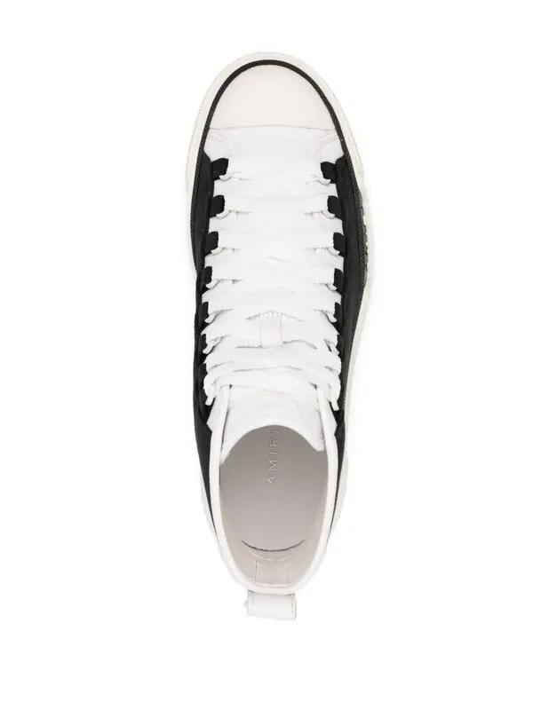 Amiri Court High-top Sneakers - Black