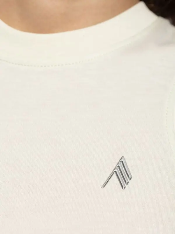 Attico Cotton Tank Top - White