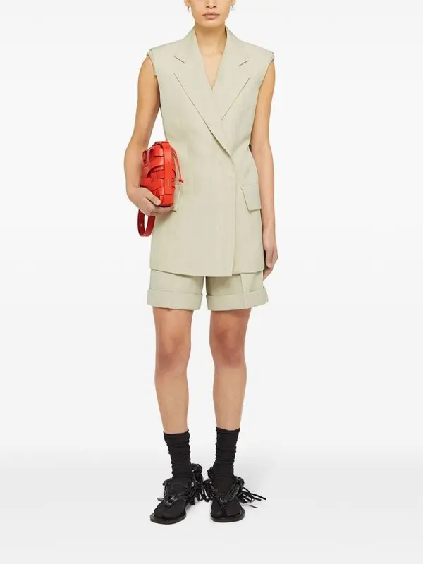 JIL SANDER Belted Tailored Gilet