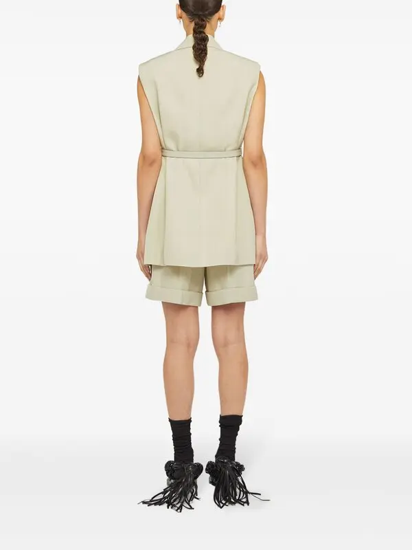 JIL SANDER Belted Tailored Gilet