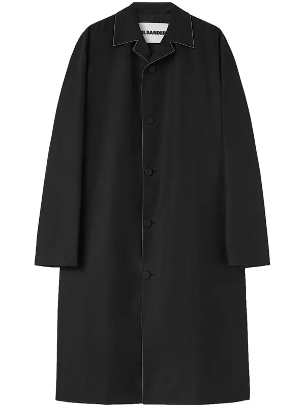JIL SANDER Buttoned-up Midi-coat