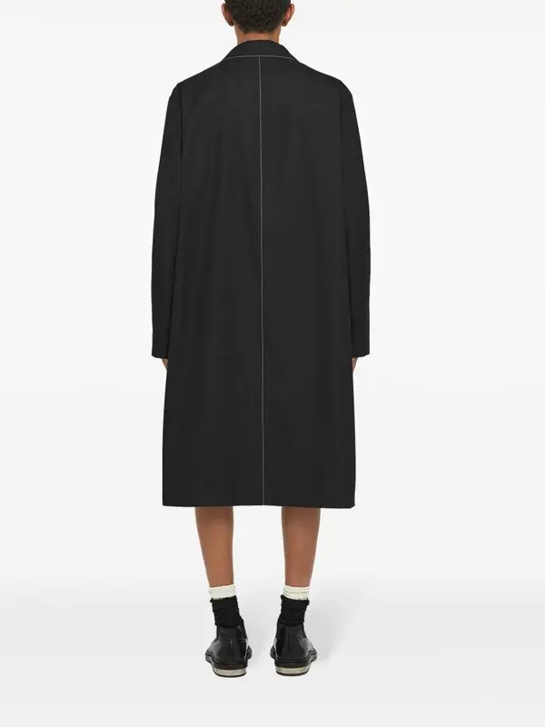 JIL SANDER Buttoned-up Midi-coat