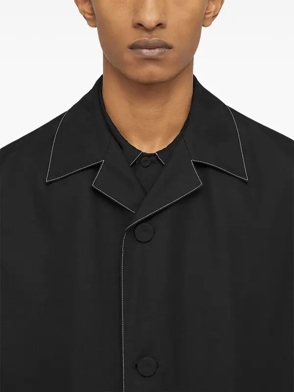 JIL SANDER Buttoned-up Midi-coat