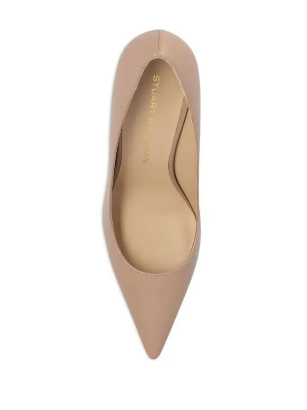 STUART WEITZMAN 85mm Leather Pumps - Neutrals