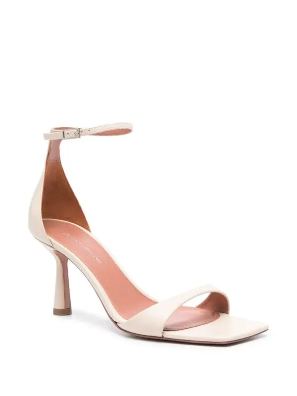 GIULIANO GALIANO 70mm Lina Leather Sandals - Neutrals