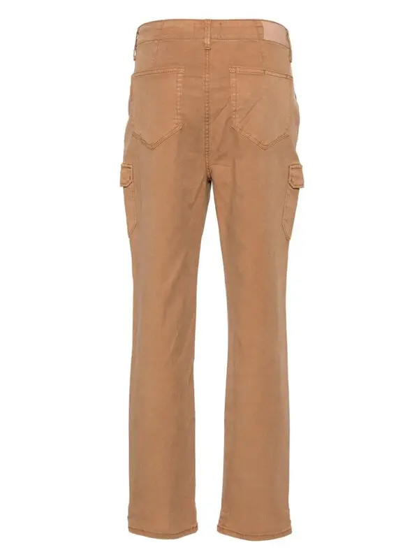 Paige Drew Straight Cargo Trousers - Brown