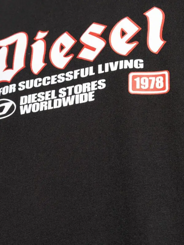DIESEL® Logo-print Cotton T-shirt