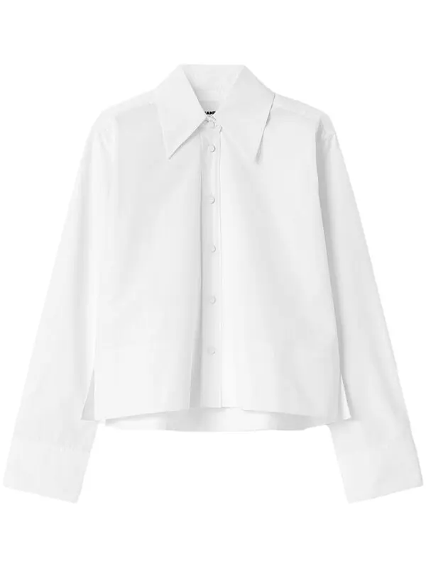 JIL SANDER Oversized-collar Cotton Shirt