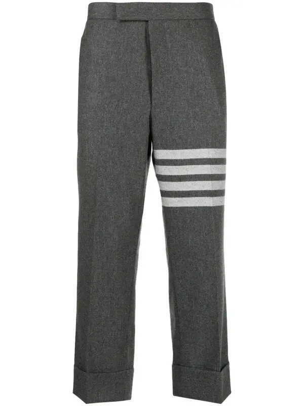 Thom Browne Low-rise Trousers - Grey