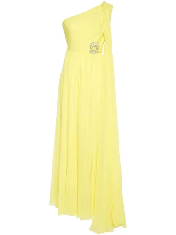 Elie Saab Draped One-shoulder Gown